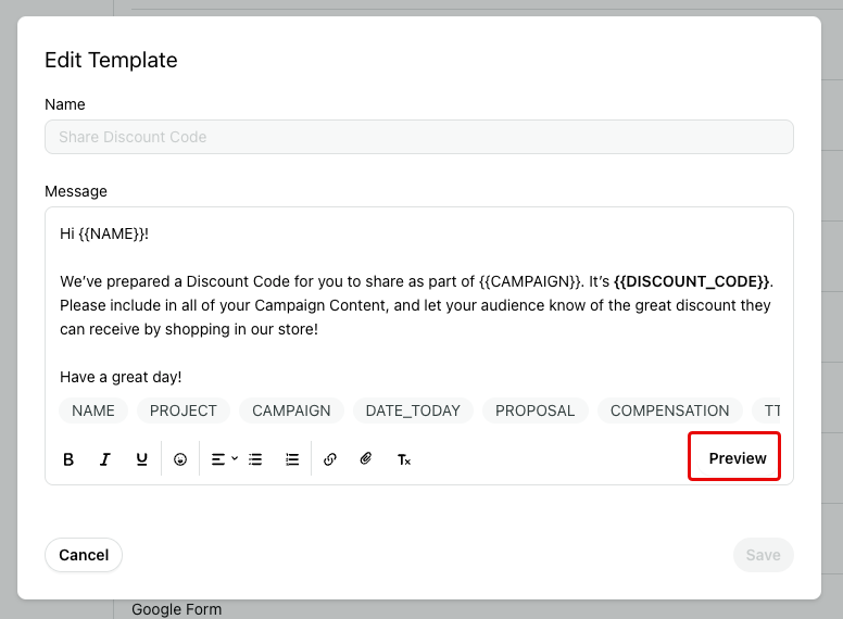 Influencer Marketing: How do I create a message template? – Influencer ...