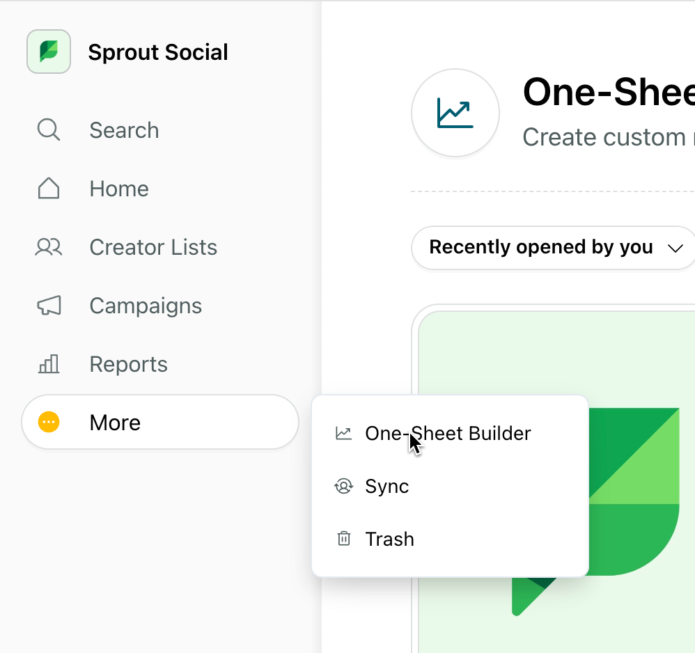 Influencer Marketing: How do I use the Profile One-Sheet Builder ...