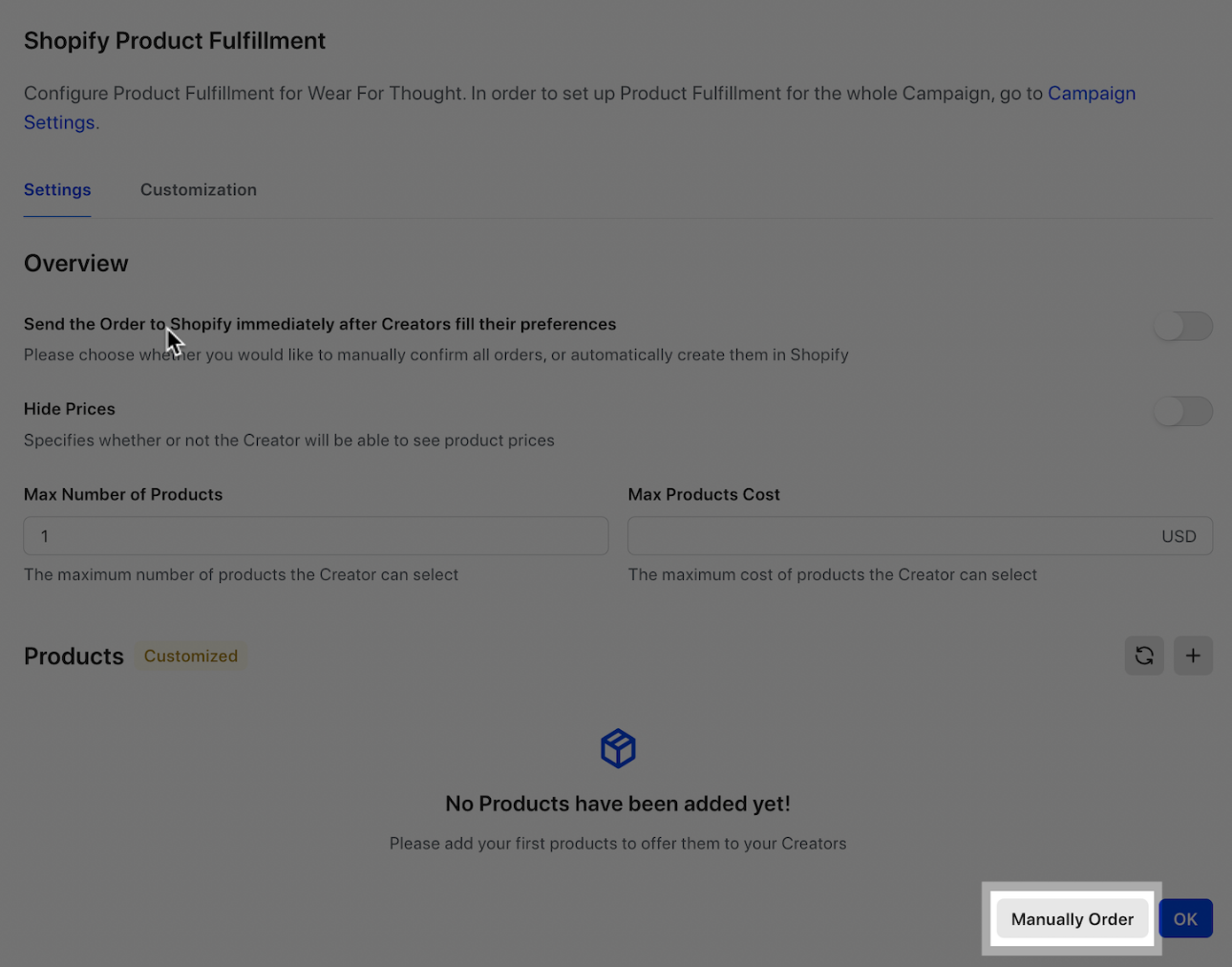 Influencer Marketing: How do I create a manual order for Shopify ...